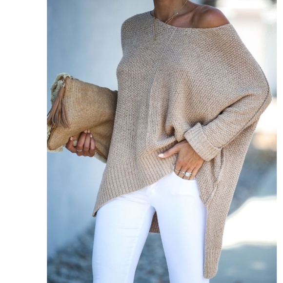 S. the Widow | Tops | Meredith Slouchy Off Shoulder Pullover | Poshmark